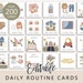 Weekly Routine Cards & Charts for Kids, Visual Calendar, Daily Rhythm ...