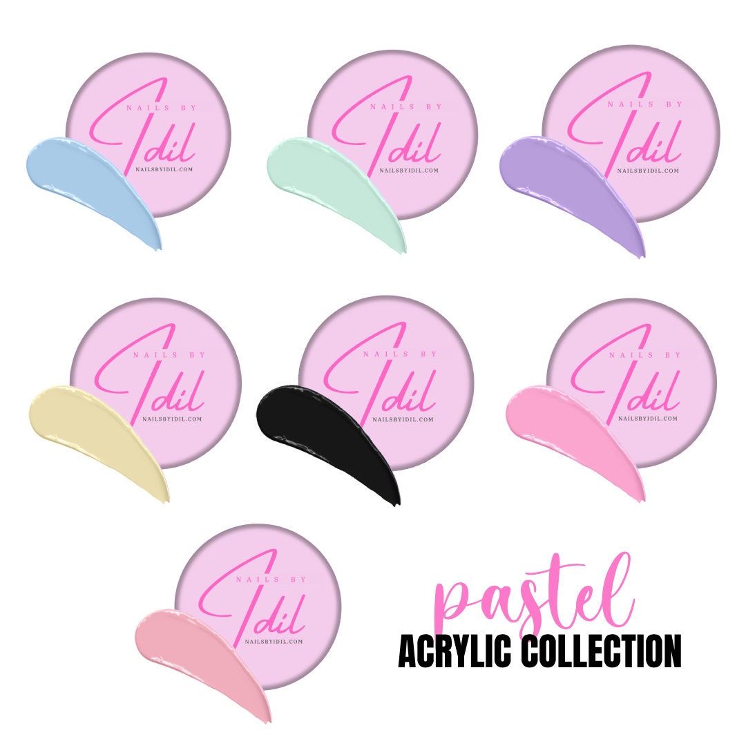 Pastel Acrylic Collection - Etsy