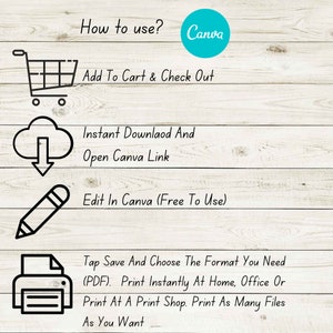 Daily to Do List Template, Editable Canva Template, Printable Digital ...