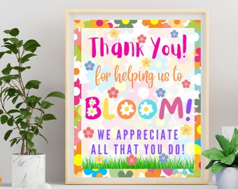 Teacher Appreciation Week Bloom - Etsy