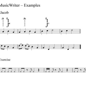 Magicmusicwriter Write Music Notes in Word Pages Rhythm Song Compose ...