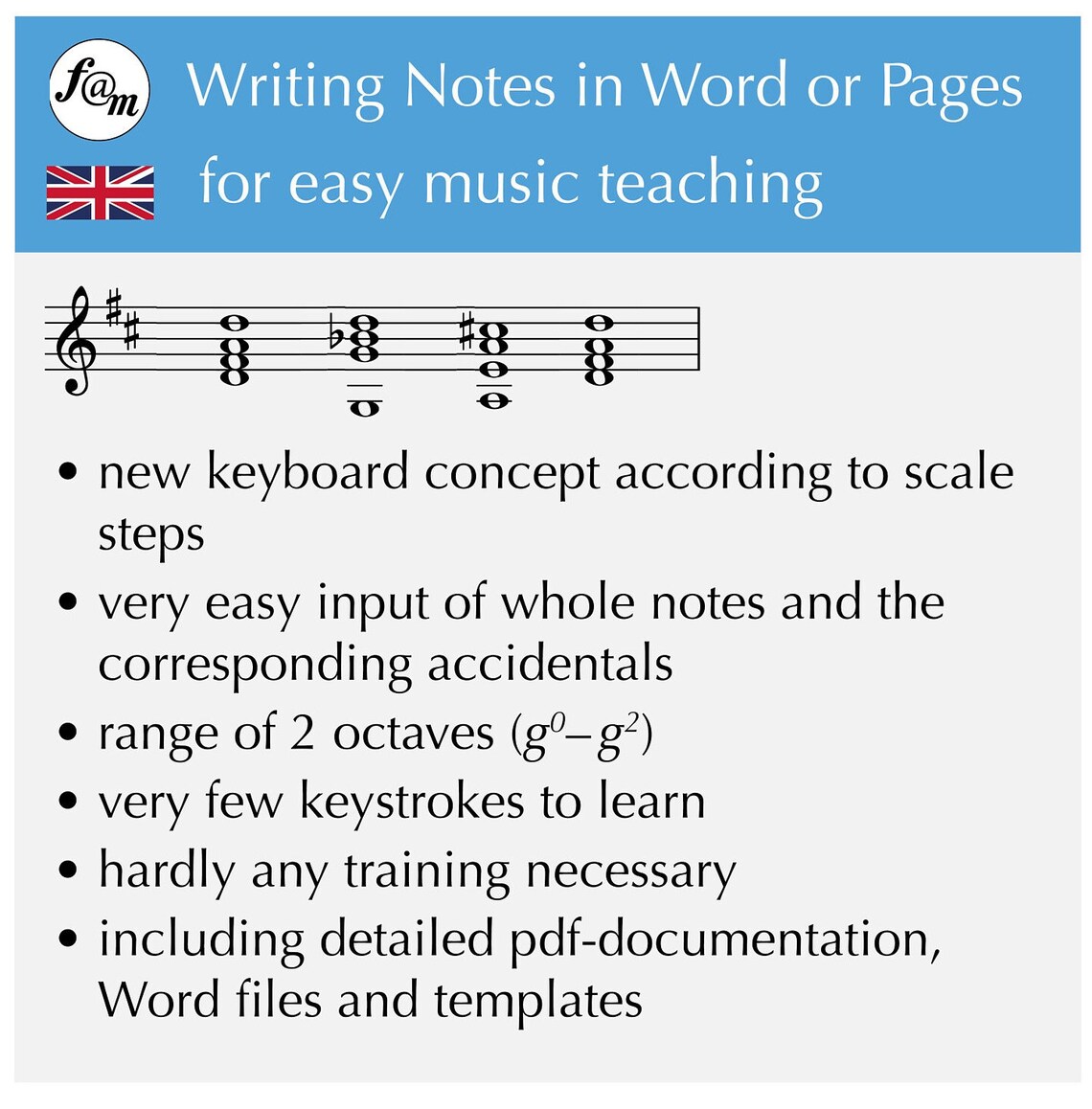 Music Note Font for Easy Input in Word Pages or Other Text Programs ...