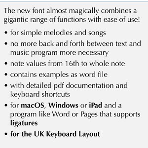 Magicmusicwriter Write Music Notes in Word Pages Rhythm Song Compose ...