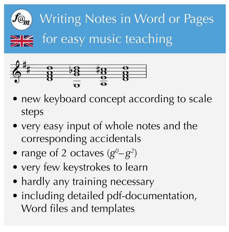 Teacher's Bundle for Writing Music Notes and Rhythm in Word or Pages ...