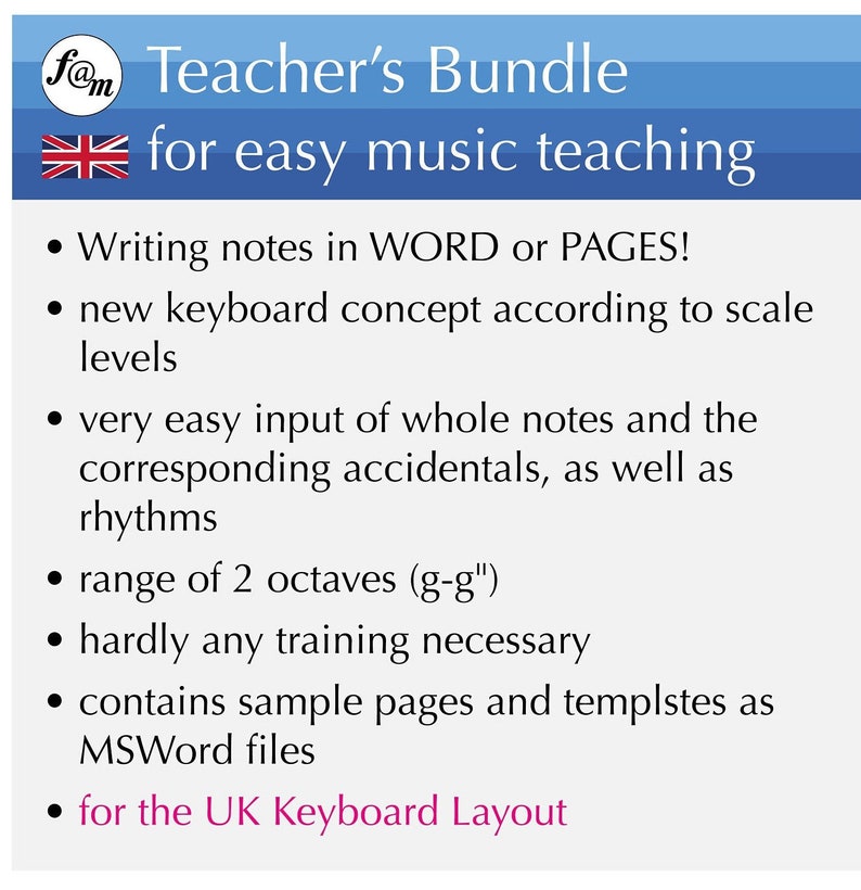 Teacher's Bundle for Writing Music Notes and Rhythm in Word or Pages ...