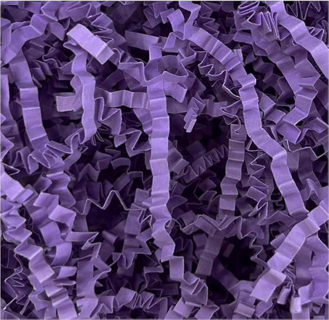 Violet Crinkle Cut Paper Shred Filler, Gift Basket Packaging - 1 Lb - Etsy