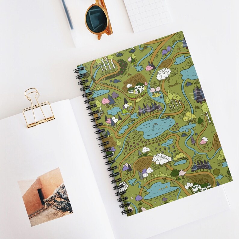 Anne of Green Gables Map Spiral Notebook, Avonlea, Prince Edward Island ...