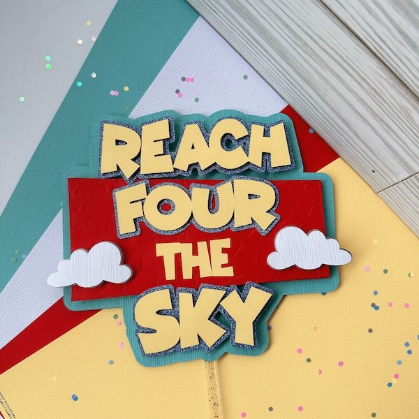 Reach for the Sky Cake Topper - Etsy