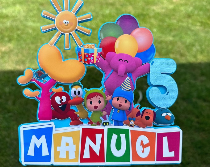 Pocoyo Cake Topper - Etsy