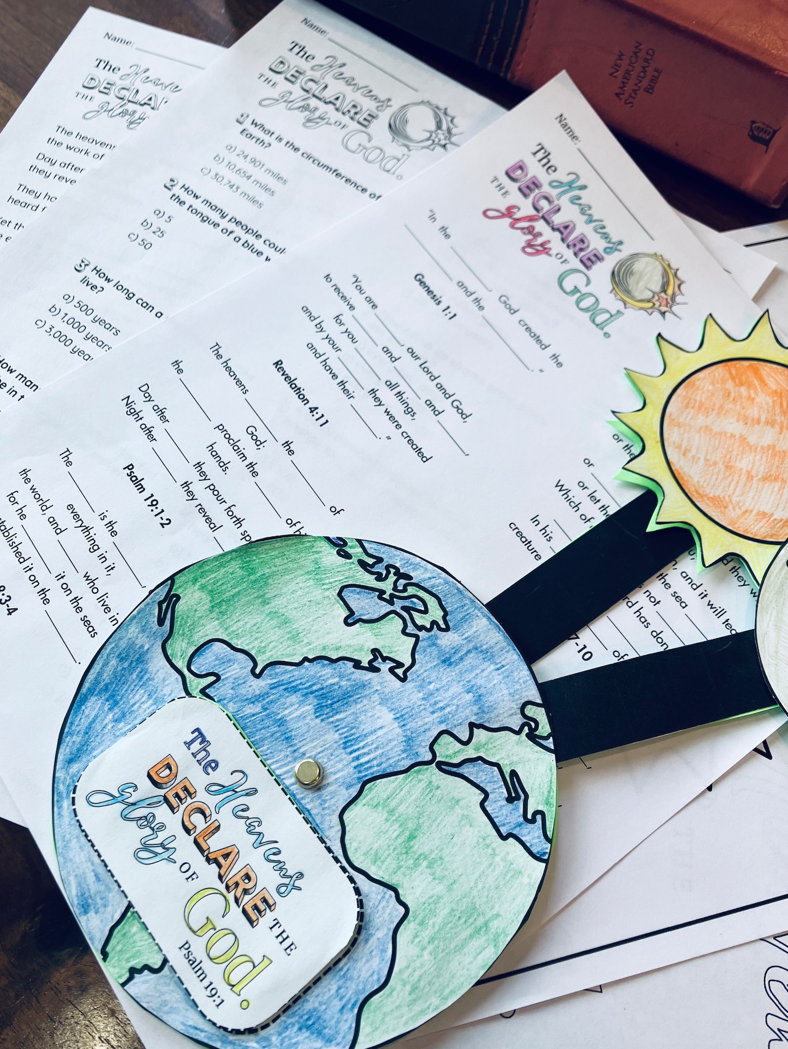 Solar Eclipse: Christian Education Activities - Etsy