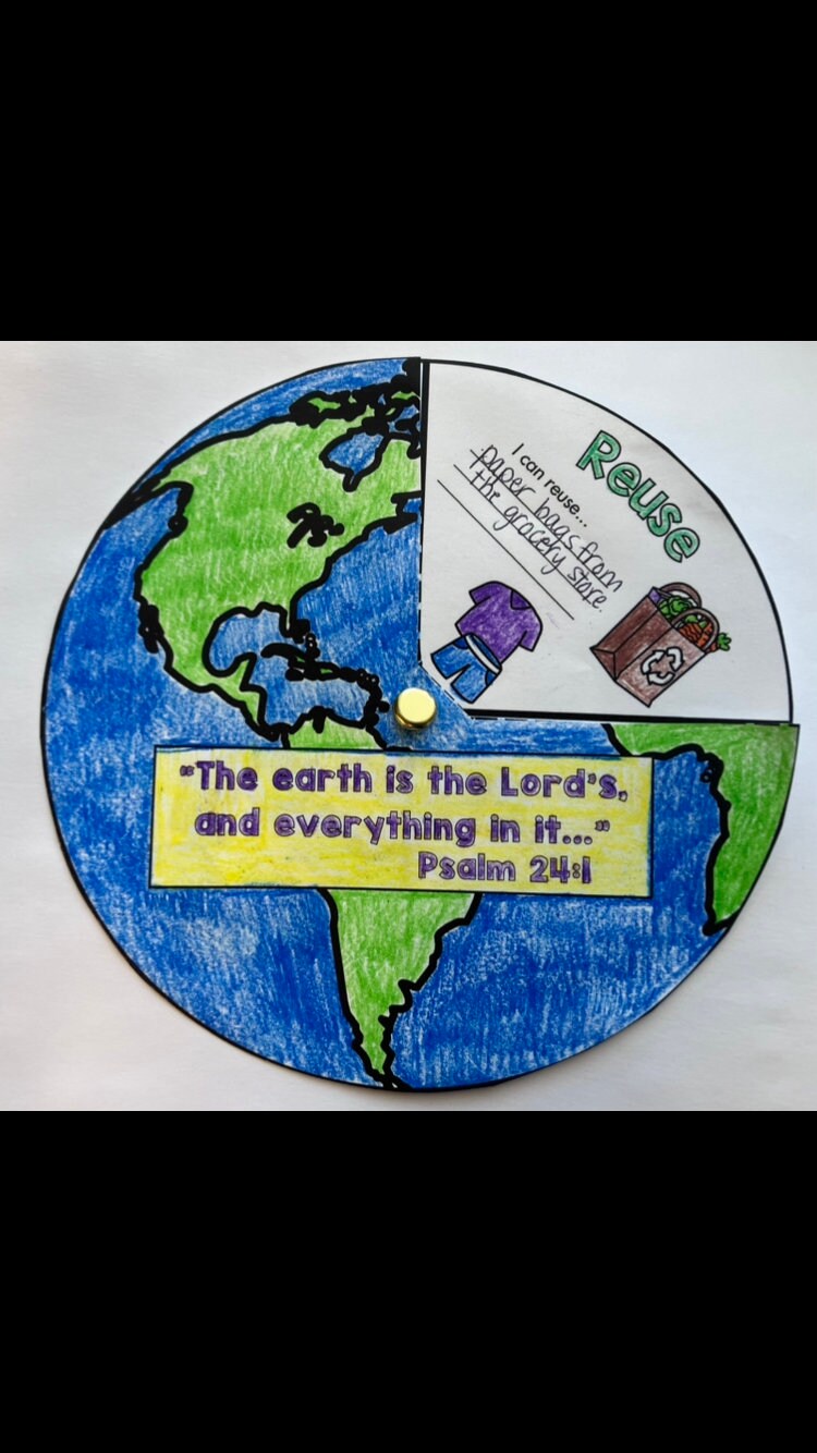 Earth Day: Reduce, Reuse, Recycle for Christian Education - Etsy