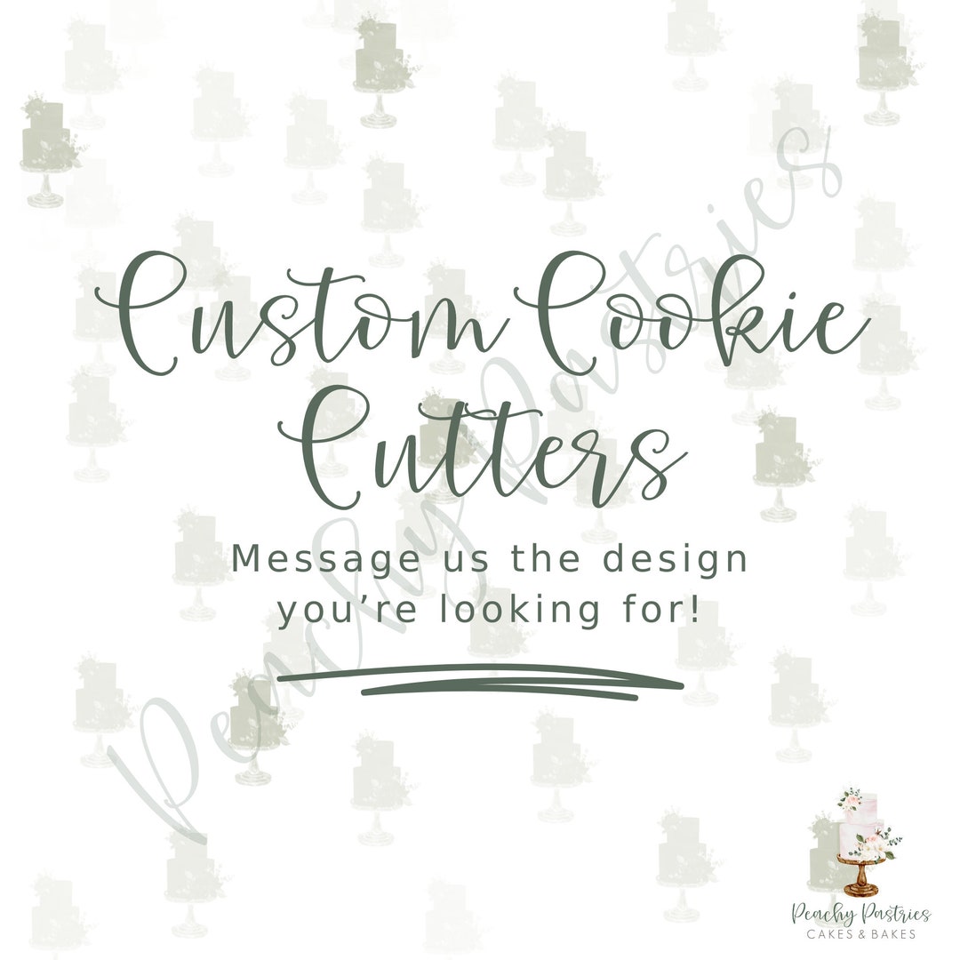 Custom Cookie Cutters - Etsy
