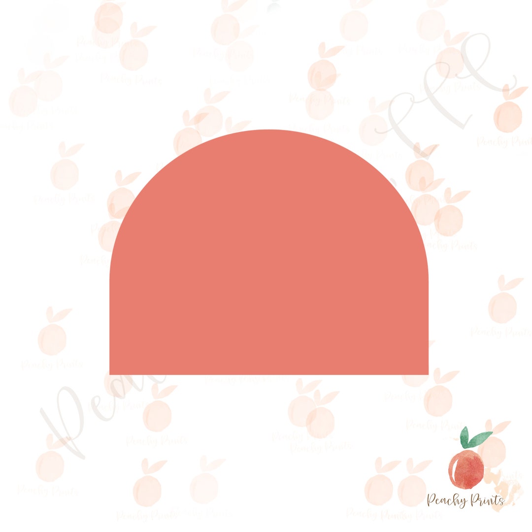 Short Wide Arch Cookie Cutter - Etsy