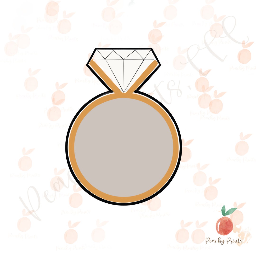 Wedding Ring Cookie Cutter - Etsy