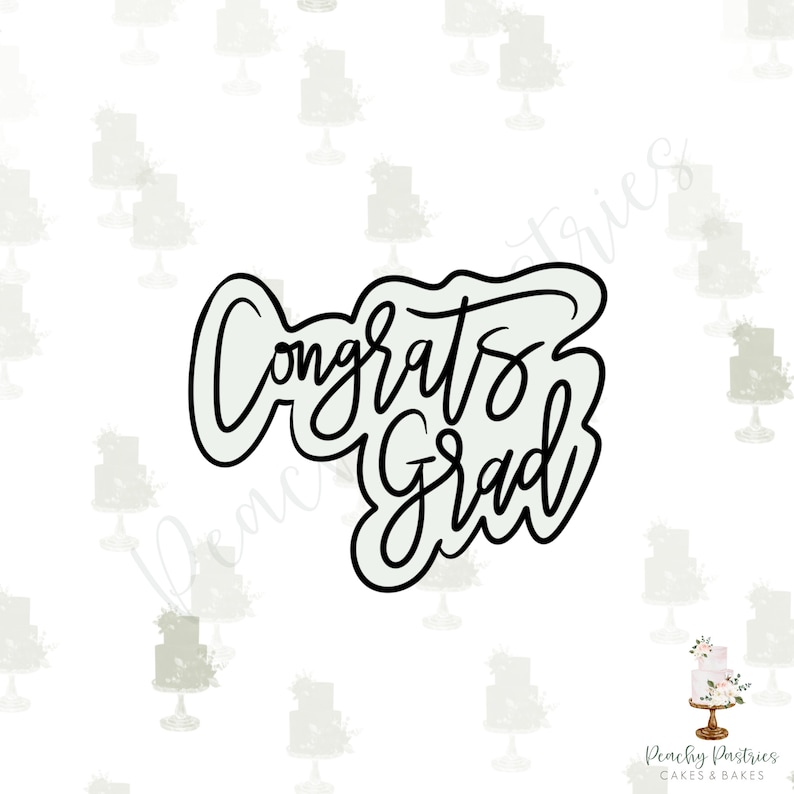 Congrats Grad Cookie Cutter - Etsy