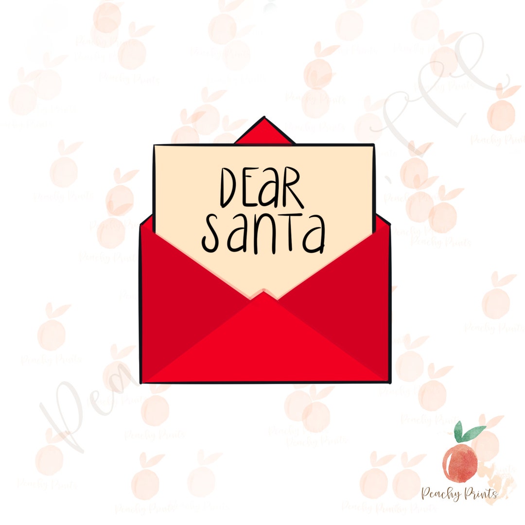 Dear Santa Cookie Cutter - Etsy