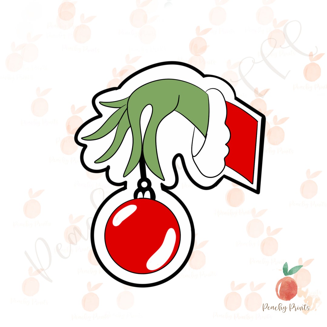 The Grinch Ornament Cookie Cutter - Etsy