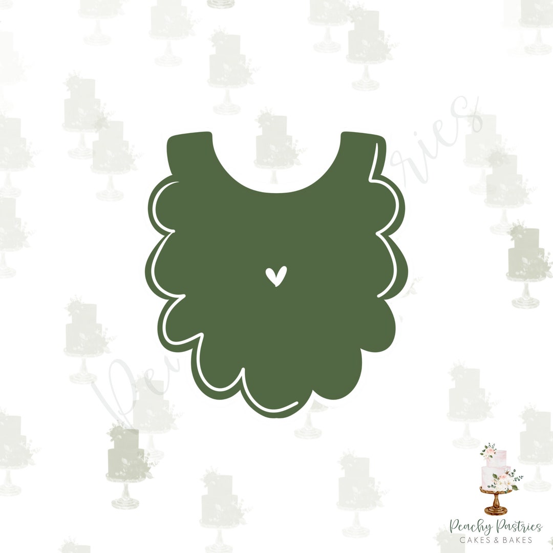 Scalloped Baby Bib Cookie Cutter - Etsy