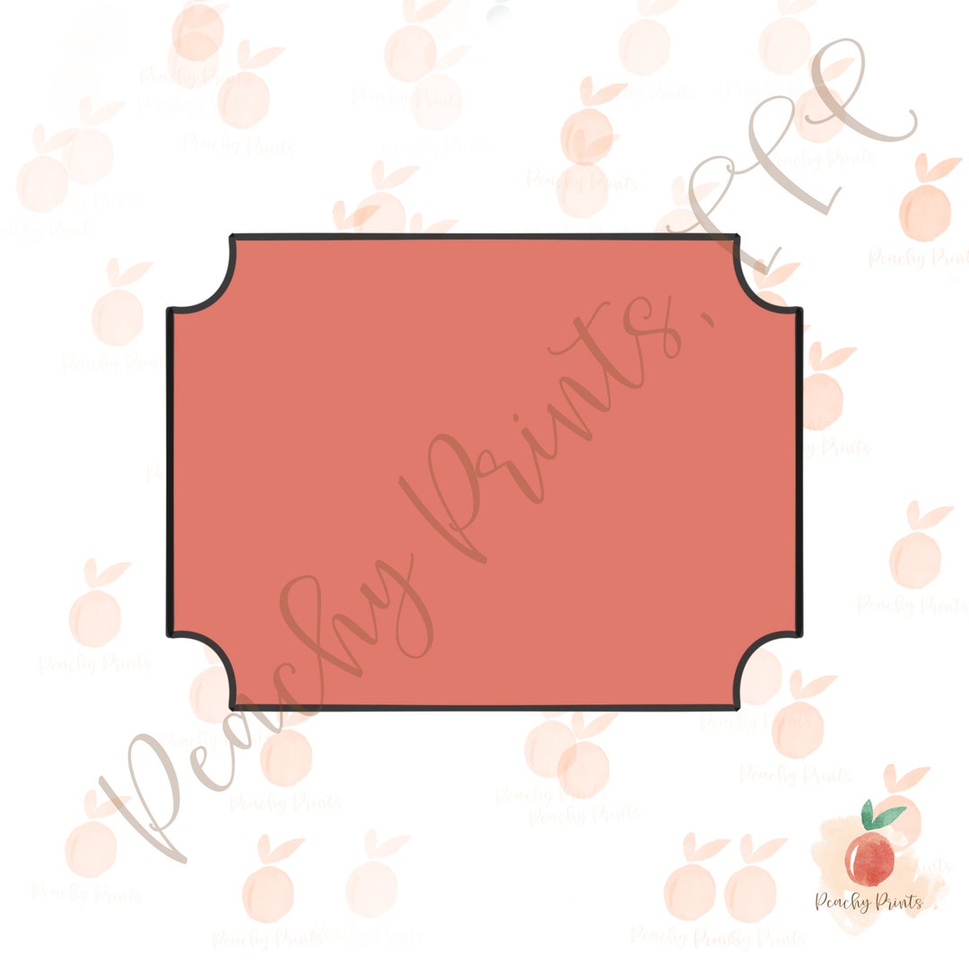 Denise Plaque Cookie Cutter - Etsy