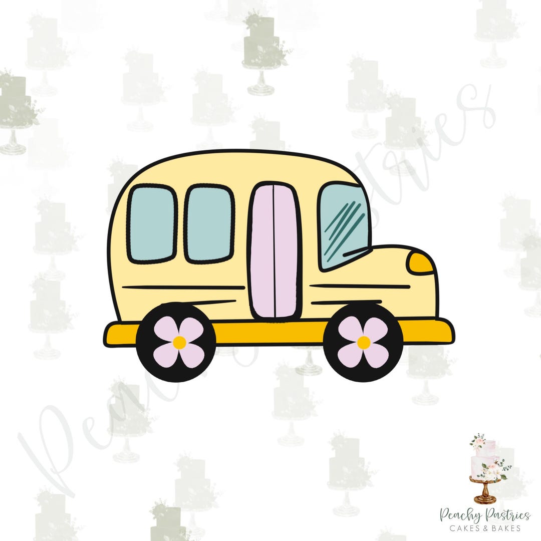 SCHOOL BUS Cookie Cutter - Etsy