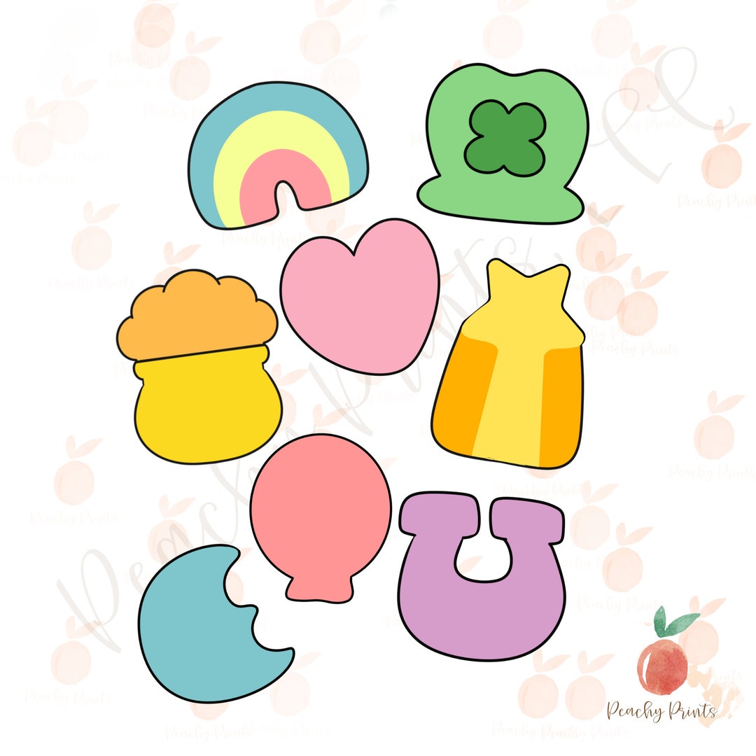 Lucky Charms Cookie Cutter (FULL SET) - Etsy