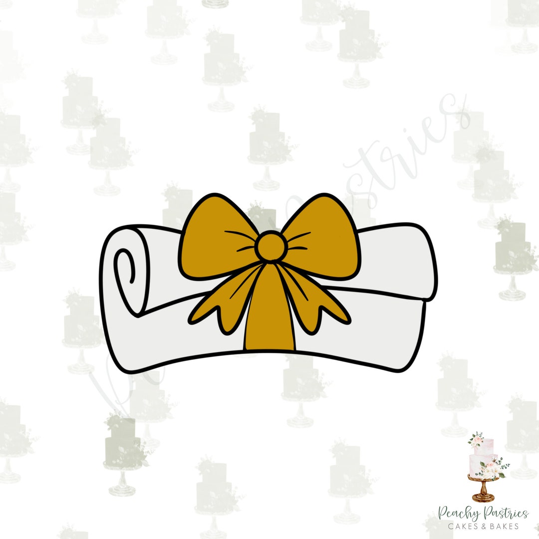 Graduation Scroll Cookie Cutter - Etsy