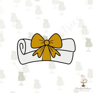Graduation Scroll Cookie Cutter - Etsy