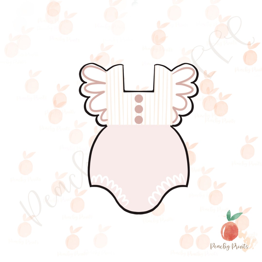Ruffle Onesie Cookie Cutter - Etsy