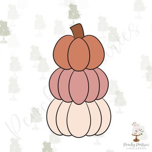 Stacked Pumpkins Cookie Cutter - Etsy