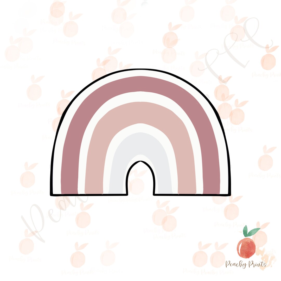 Rainbow Cookie Cutter - Etsy