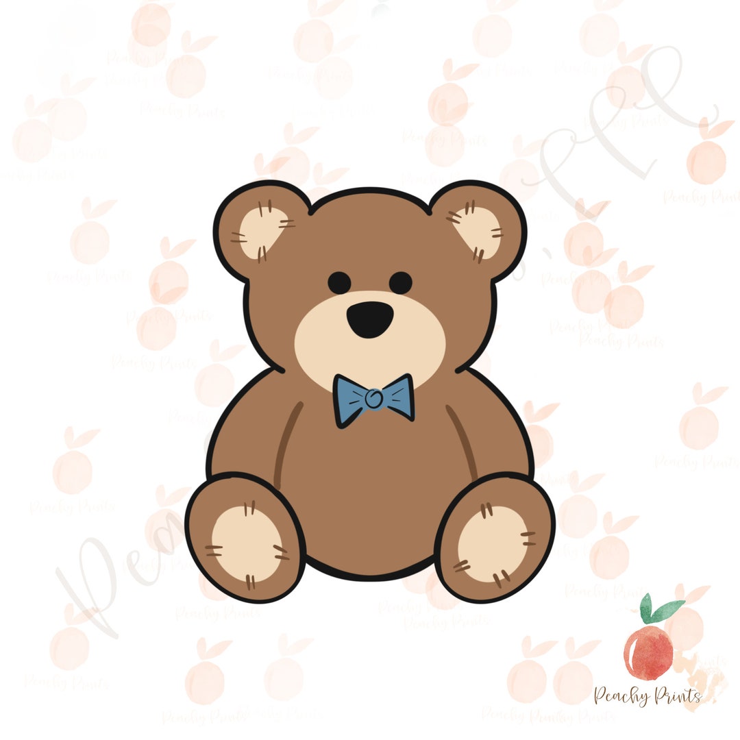 Teddy Bear Cookie Cutter - Etsy