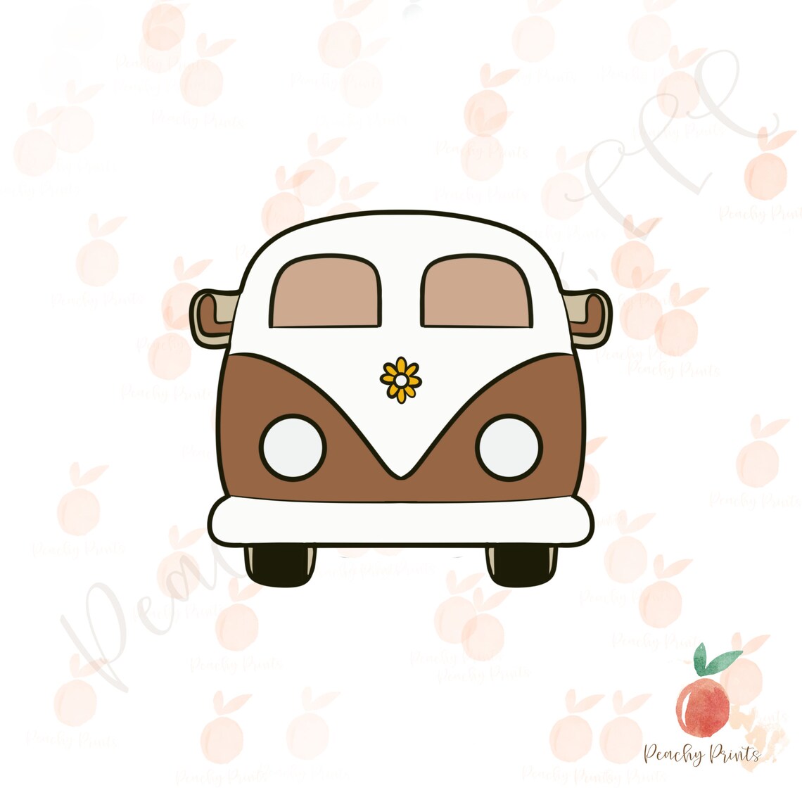 Groovy Van Cookie Cutter - Etsy