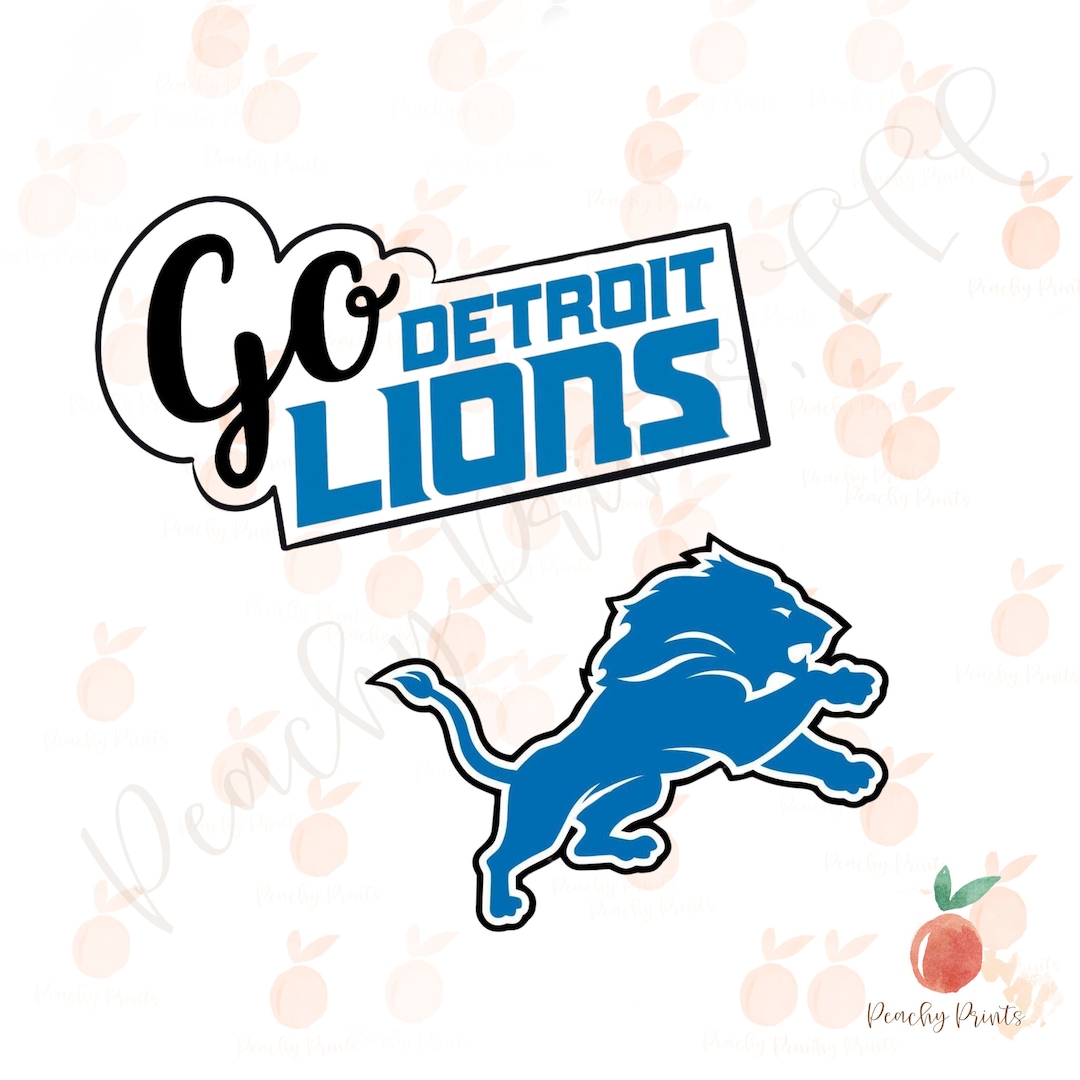Detroit Lions Cookie Cutter SET - Etsy