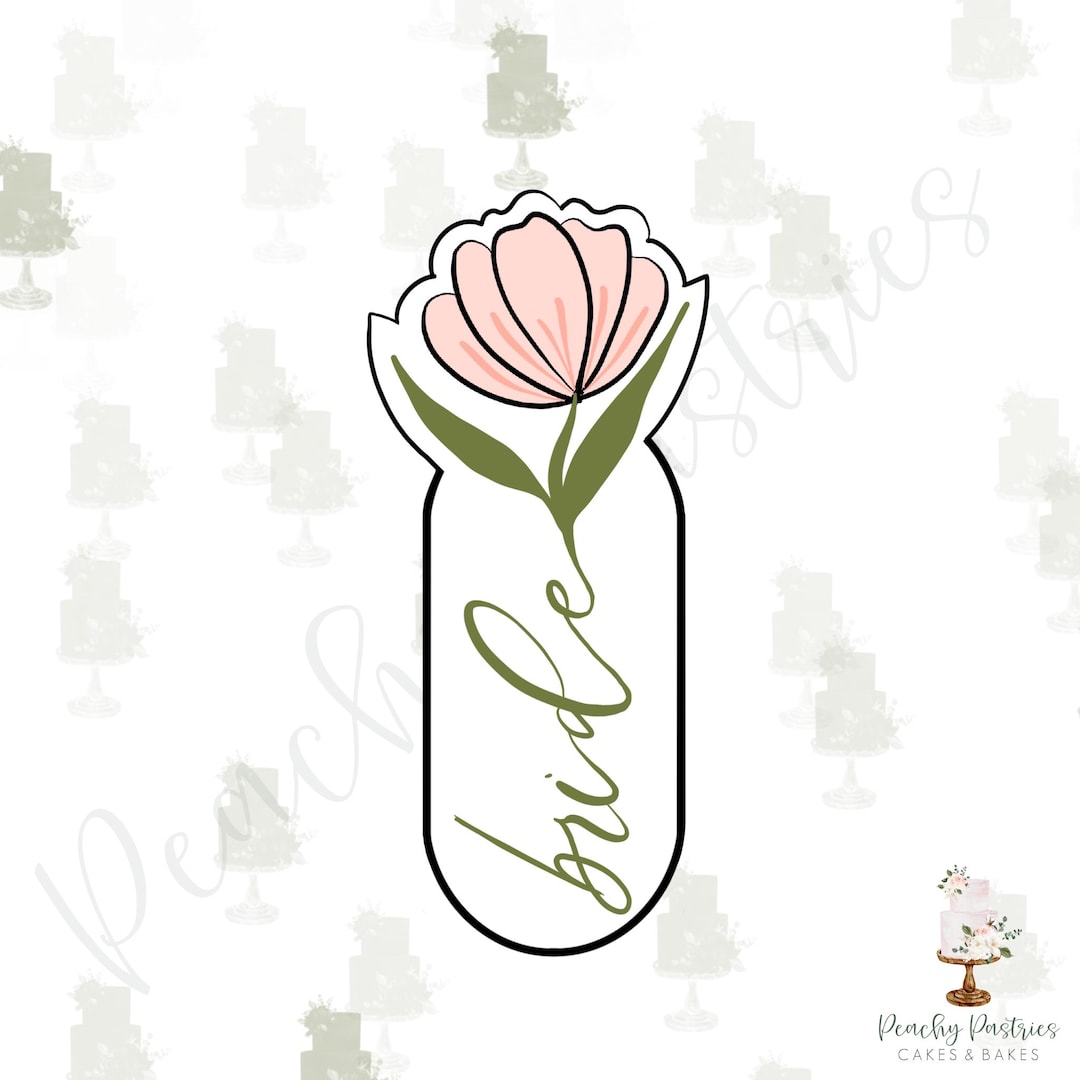 Hallie Flower Plaque Cookie Cutter - Etsy
