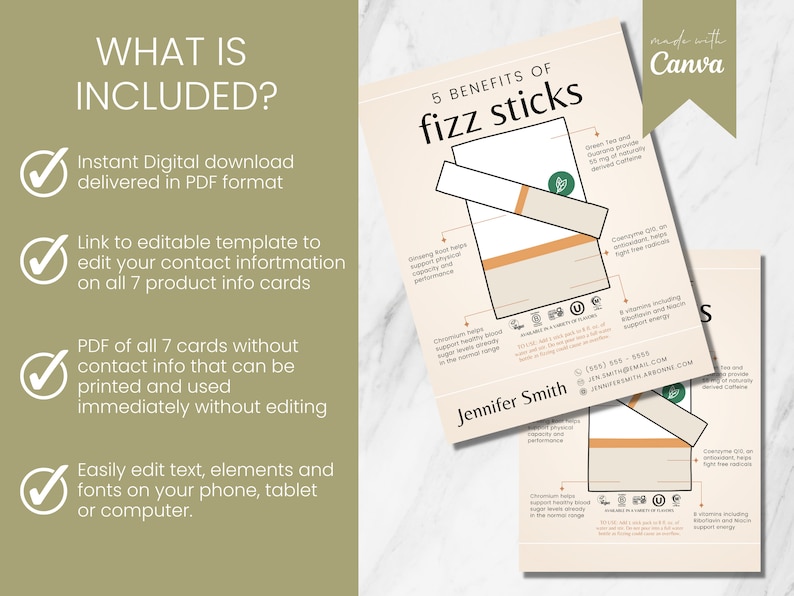 NUTRITION SAMPLE CARD Bundle | Arbonne Inspired | Sample Cards | 30-day ...