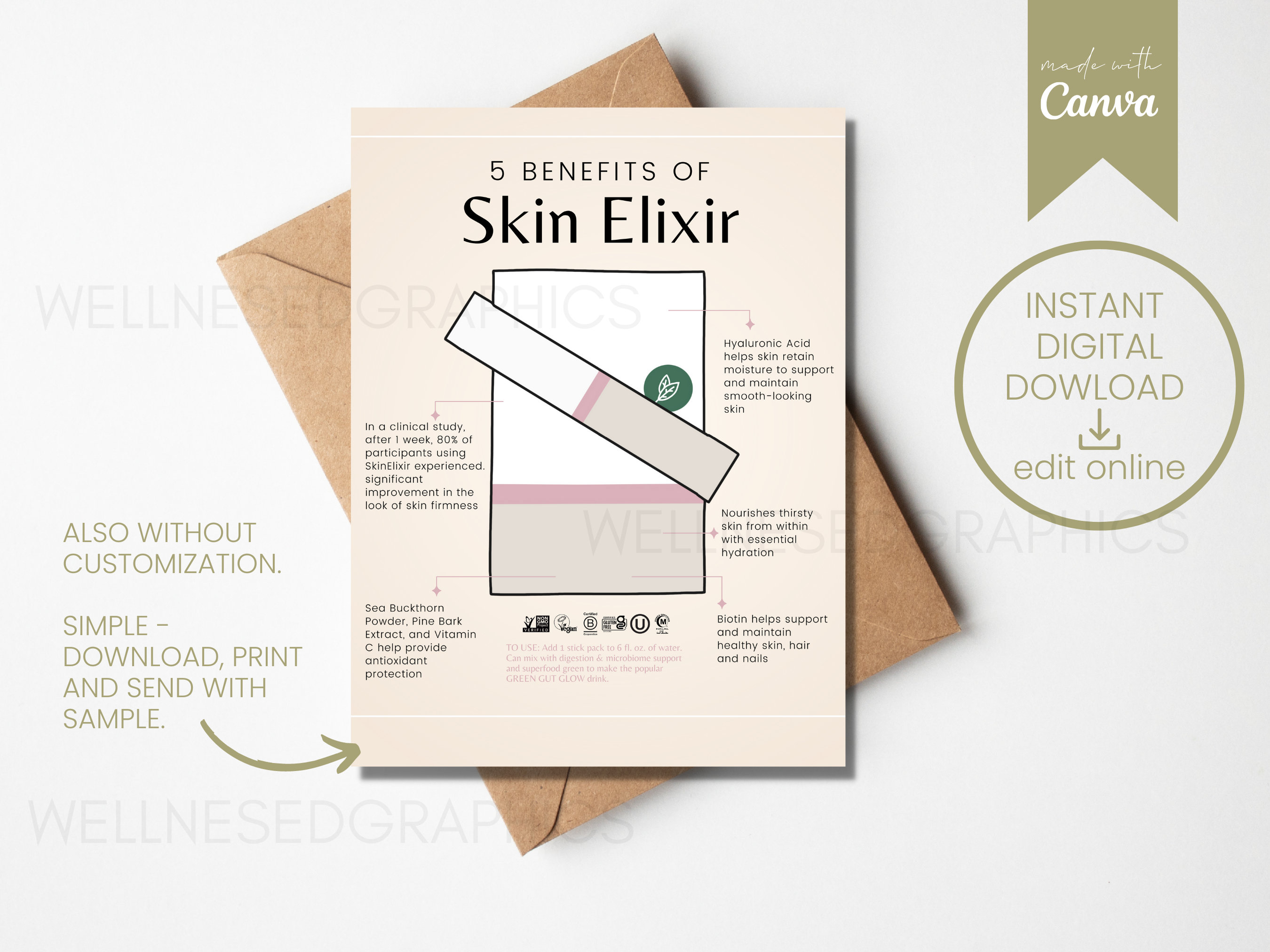 SKIN ELIXIR Sample Card | Arbonne Inspired | Sample Cards | 30-day ...