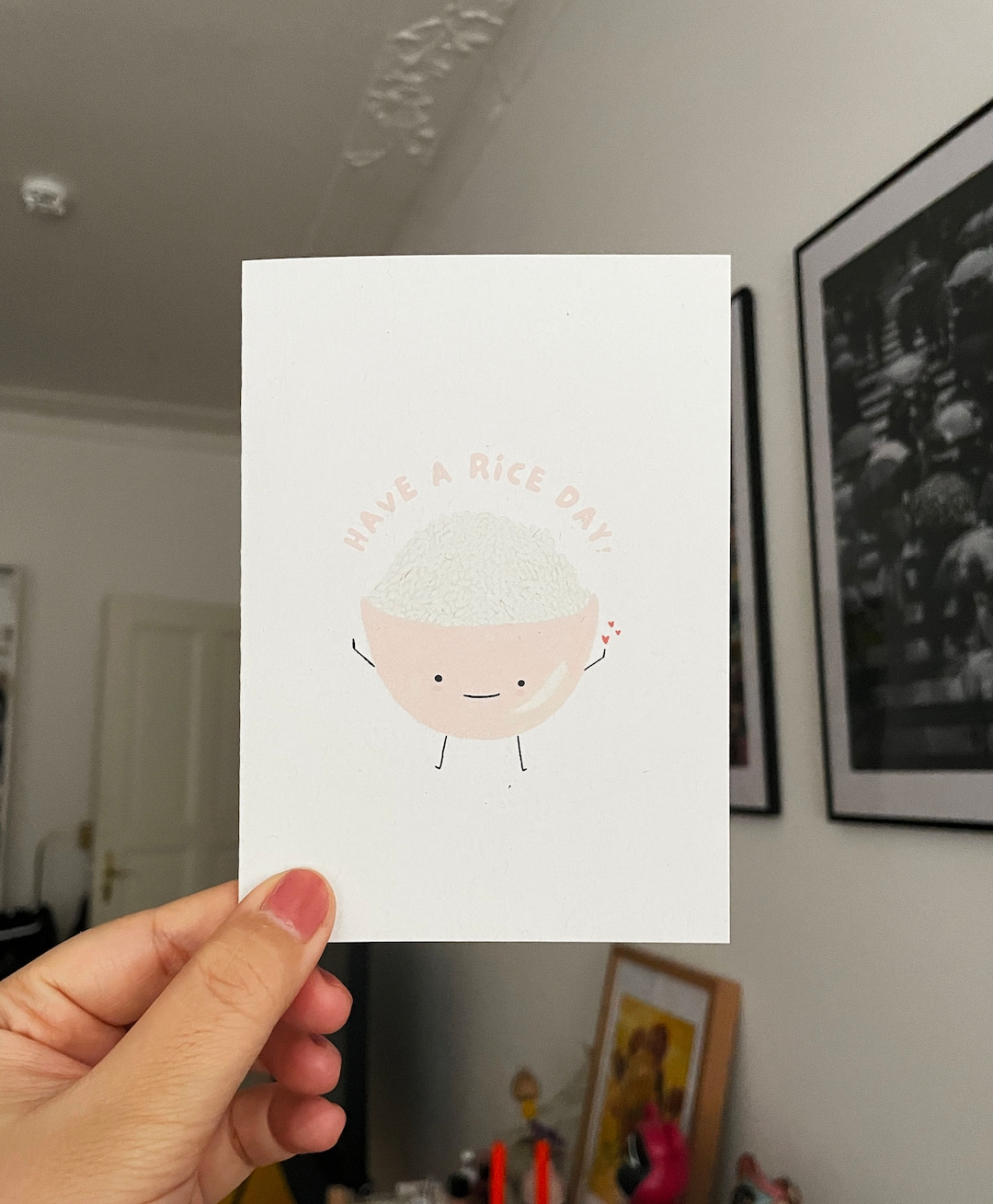 Have a Rice Day Folding Card Card Card 100% Recycled Paper Stationery ...