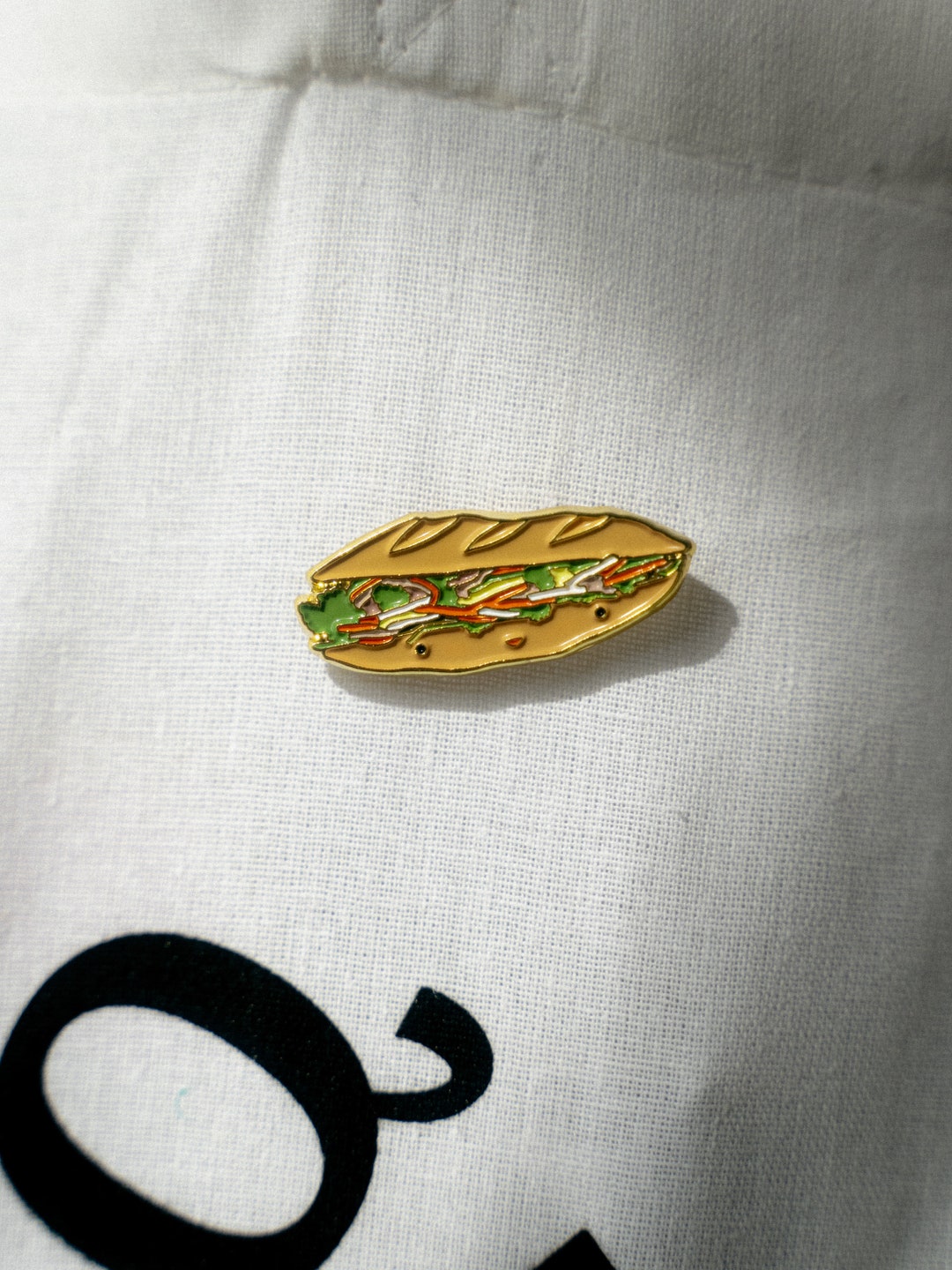 Food Enamel Pin Bánh Mì Sandwich Kawaii Cute Vietnamese Pin | Food Pin ...
