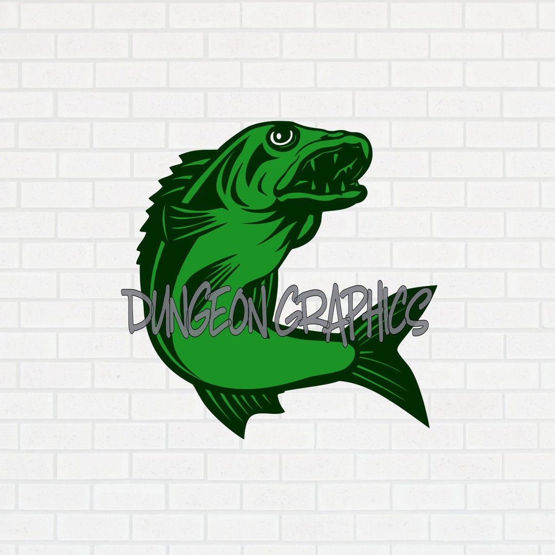 Walleye Fish SVG, PNG. - Etsy