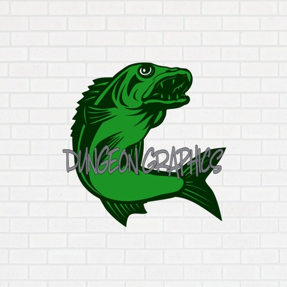Walleye Fish SVG PNG. | Etsy