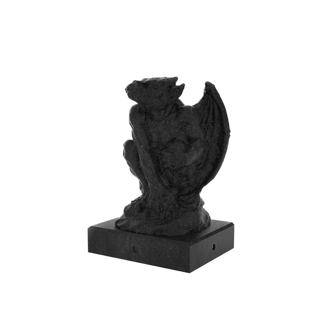 Gargoyle Statue, Fence Post Topper, 4x4 Post Caps, Garden Decor, Garden ...
