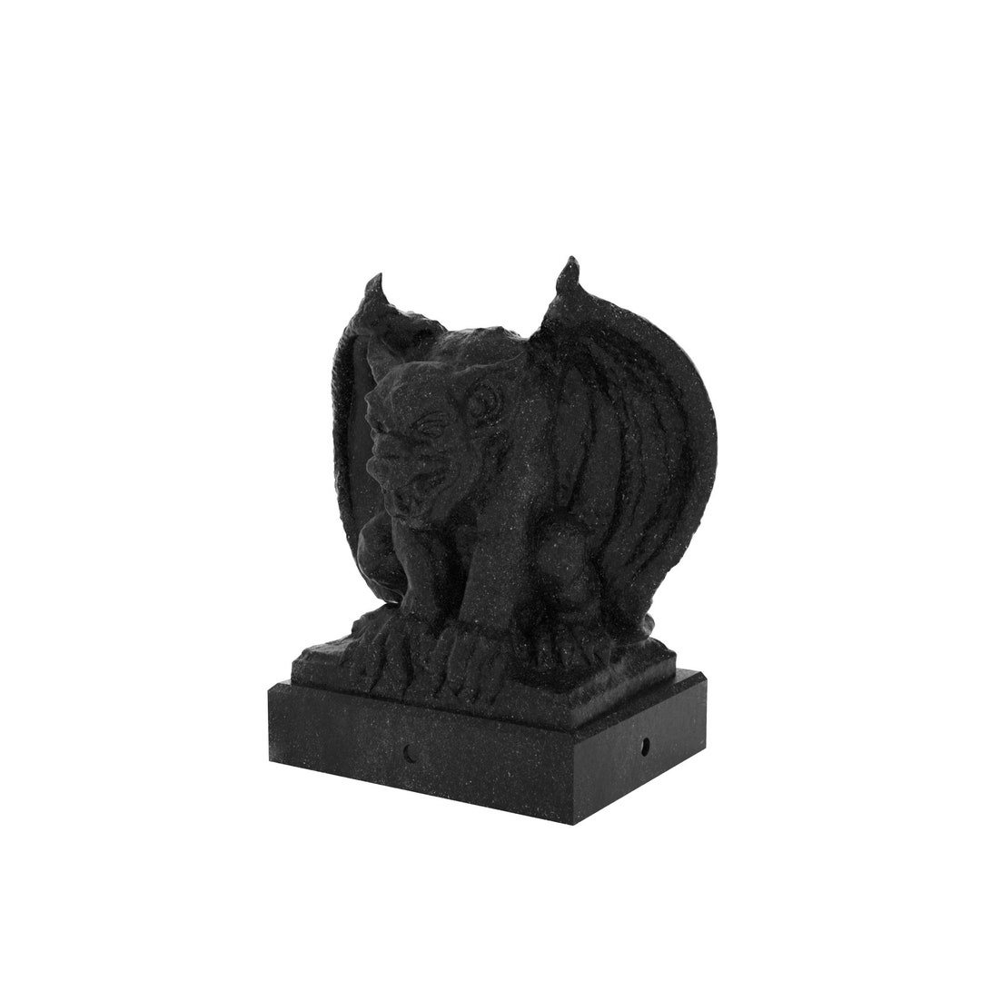 Gargoyle Statue, Fence Post Topper, 4x4 Post Caps, Garden Decor, Garden ...