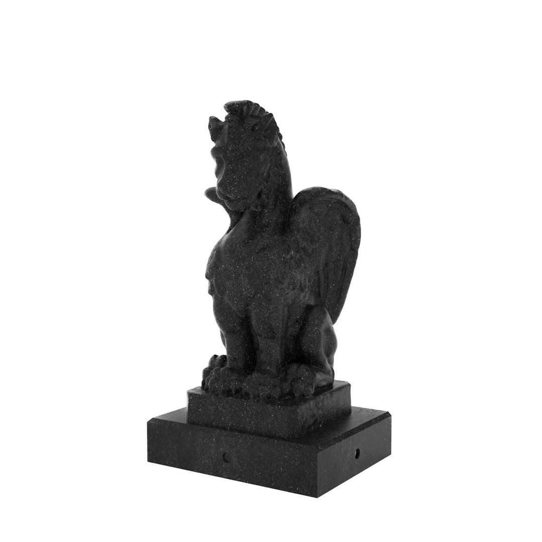 Gargoyle Statue, Fence Post Topper, 4x4 Post Caps, Garden Decor, Garden ...