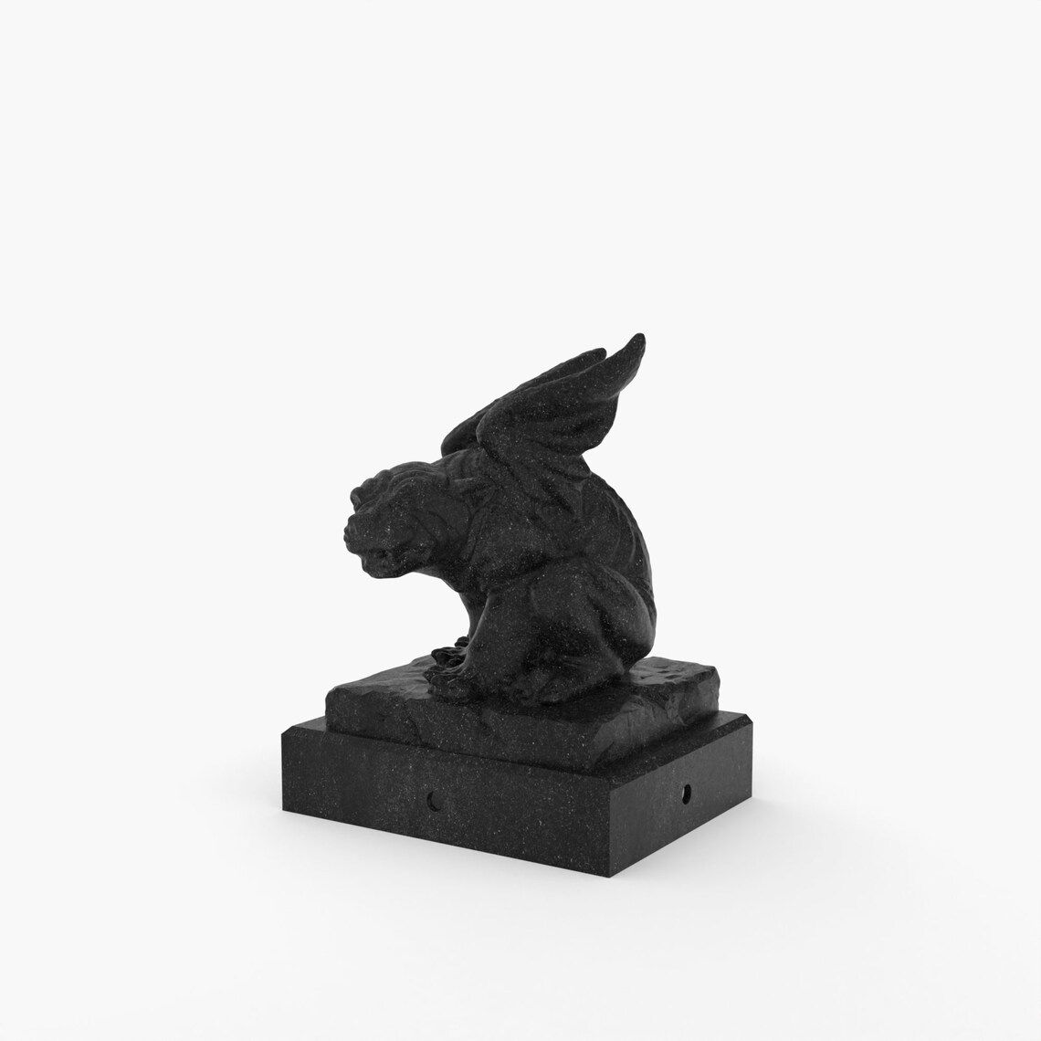 Gargoyle Statue Fence Post Topper 4x4 Post Caps Garden - Etsy