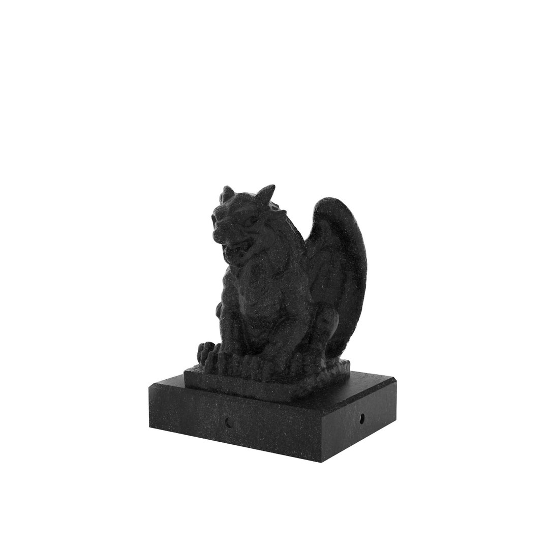 Gargoyle Statue, Fence Post Topper, 4x4 Post Caps, Garden Decor, Garden ...