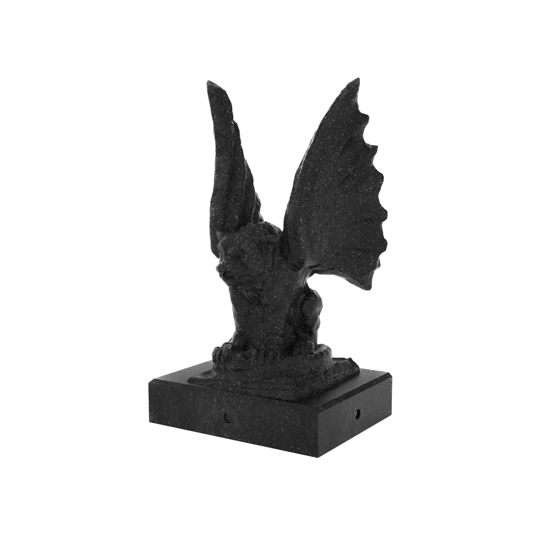 Gargoyle Statue, Fence Post Topper, 4x4 Post Caps, Garden Decor, Garden ...