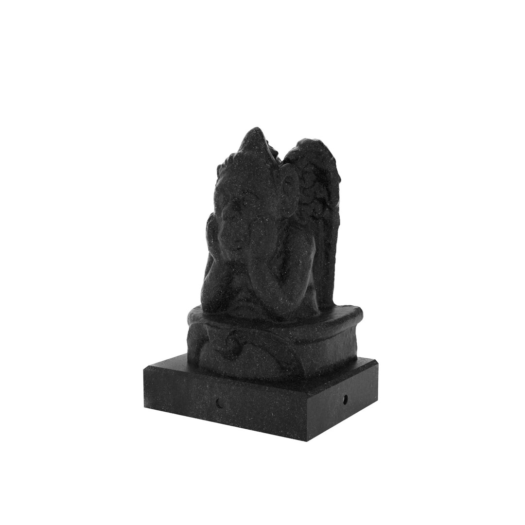 Gargoyle Statue, 4x4 Fence Post Topper, Garden Sculpture - Etsy