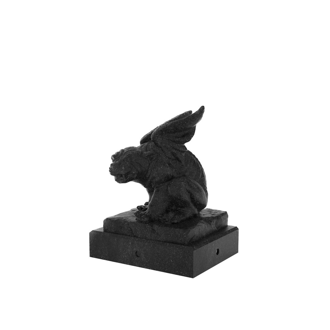 Gargoyle Statue, Fence Post Topper, 4x4 Post Caps, Garden Decor, Garden ...