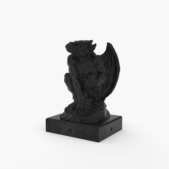 Gargoyle Statue Fence Post Topper 4x4 Post Caps Garden - Etsy