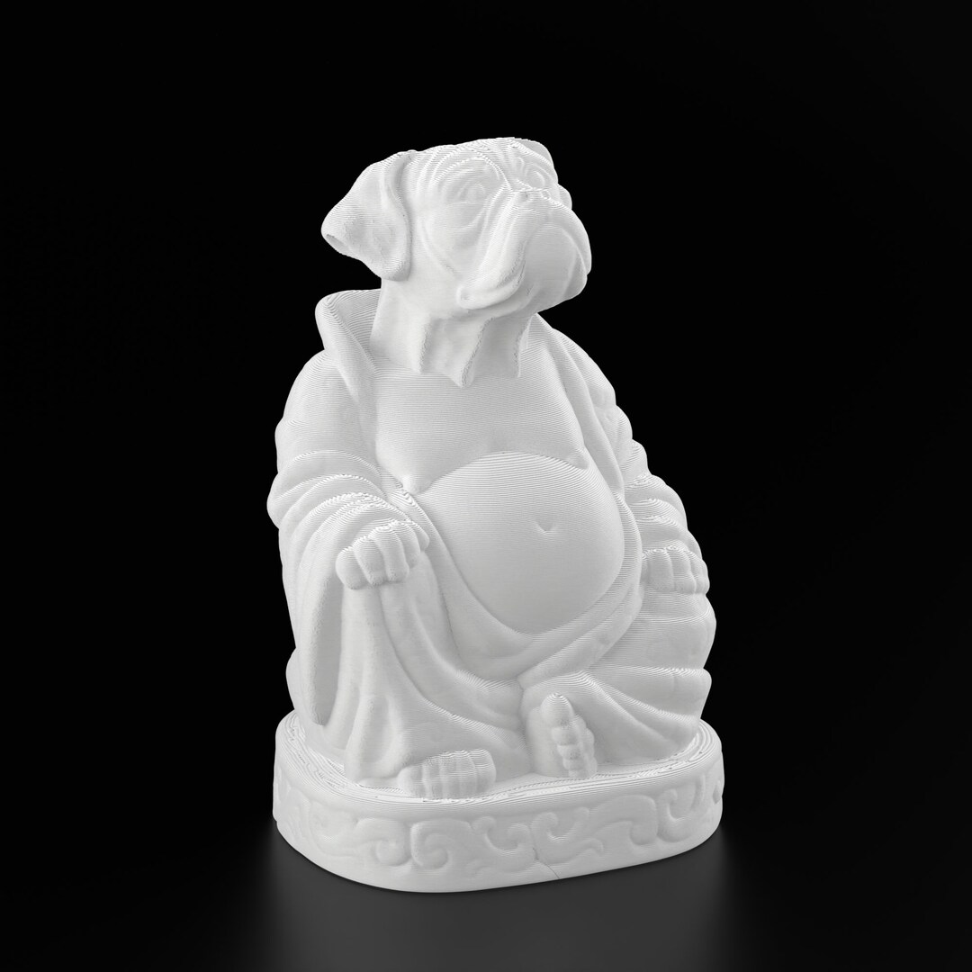 Boxer Buddha Figurine, Multiple Colors, Muscular Meditation Statue ...